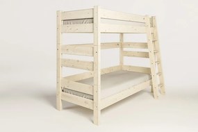 Patrová postel Sendy, výška 180 cm 90/200 smrk přírodní
