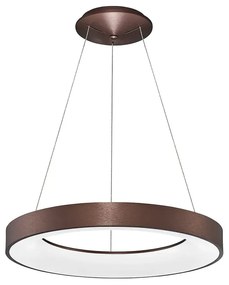 LED lustr Rando Thin 60 3000K hnědá