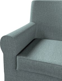 Potah na křeslo IKEA Ektorp Jennylund barva modrá látka pletený vzor