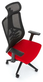 Kancelářská židle Taurino, červená / černá