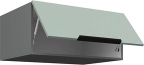 ARIA sa | horní skříňka 80 NAGU-36 1F výklopná | 80 cm | HLUBOKÁ | ANTI FINGERPRINT povrch | antracit/aquamarine