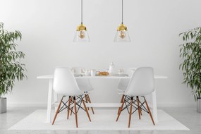 Toolight - Stropní svítidlo E27 60W APP895-1CP, zlatá, OSW-07022