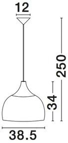 Nova Luce Závěsné svítidlo MIA přírodní ratan, E27 1x12W