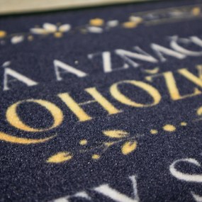 Mercury Flooring, Drahá a značková rohožka 40x60 cm - na ven i na doma, 40x60, černá