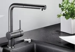 Blanco Linus S - Dřezová baterie s výsuvnou koncovkou antracit