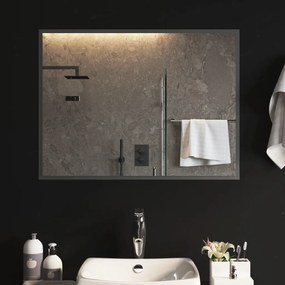 Koupelnové zrcadlo s LED osvětlením 80x60 cm