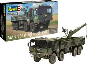REVELL Model nákladního auta MAN 10T Milgl 8x8 / Plastikový model / Mě