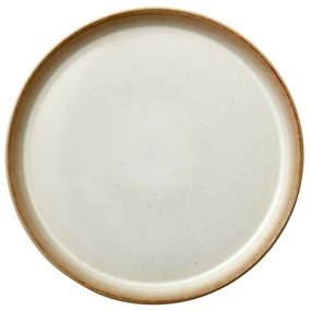 Béžový talíř z kameniny ø 27 cm Stentøj - Bitz