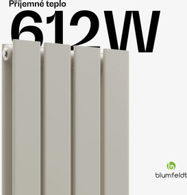 Blumfeldt Ontario radiátor 120x30 Výkon 612  W