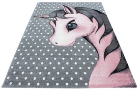 Ayyildiz Dětský kusový koberec KIDS 0590, Růžová Rozměr koberce: 160 x 230 cm
