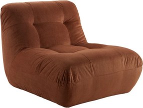 Hnědé manšestrové křeslo Kelso – Jotex