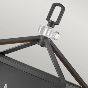 Elstead Designová nástěnná lampa Quintiesse Stinson černá 2x E14
