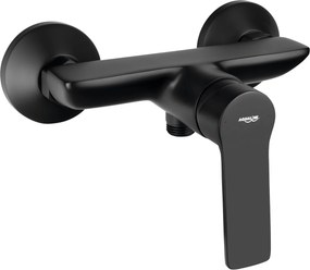 Aqualine Sintra sprchová baterie nástěnná 150 mm černá mat SX011B