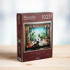 MAGNOLIA Puzzle Babiččin stůl / 1023 dílků / 60 x 60 cm