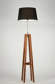 Stojací designová lampa Paola Nero and Brown