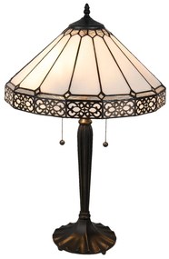 Stolní lampa Tiffany Tatienne - Ø 41*62 cm / E27 / Max. 2x60 Watt