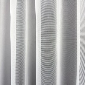 Hotová voálová záclona bílá s řasící páskou Ervi 40760 (různé velikosti)