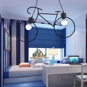 Toolight, Závěsné svítidlo kolo APP216-2CP, černá, OSW-00352