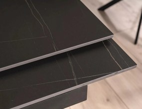 Rozkládací jídelní stůl Genesis 180/240 cm černý/jasan