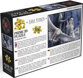 PRIME 3D Puzzle Sněhová královna 3D / 100 dílků / 31 x 23 cm
