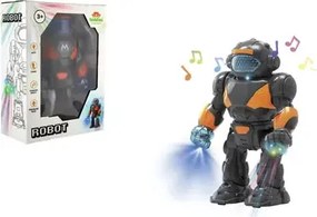 TEDDIES Chodící robot se světlem a zvukem / Interaktivní robot / plast