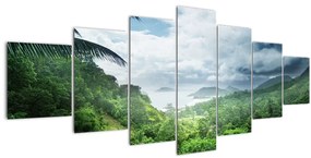 Obraz - Seychelská jungle (210x100 cm)
