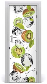 Fototapeta na dveře samolepící kiwi a voda 85x205 cm