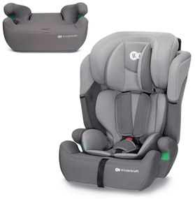 KINDERKRAFT - Autosedačka COMFORT UP i-Size (76-150 cm) světle šedá