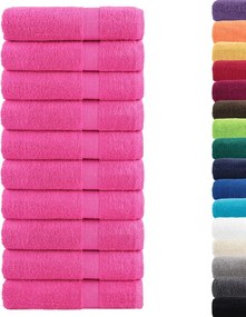 Prémiové osušky SOLUND 10 ks růžové 100x150 cm 600 g/m² 137529