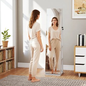 Costway 360° Otočná skříňka na šperky Volně stojící organizér na šperky
