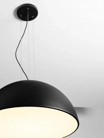 Černo-bílé designové svítidlo Tholos