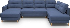 Casarredo - Komfort nábytek Rozkládací sedací souprava do U OLAF s úložným prostorem, výběr látek SK1 | potah: portland 27