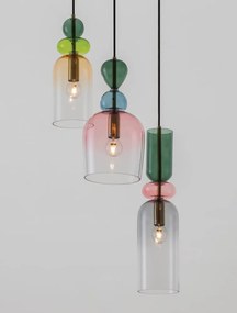 Skleněné závěsné svítidlo ve zlaté barvě ø 42 cm Murano – Nova Luce