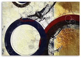 Gario Obraz na plátně Hnědá abstrakce Rozměry: 60 x 40 cm