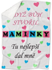 Deka Když bůh stvořil maminky (Podšití beránkem: ANO)