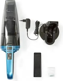 Nedis VCHH6BU75 modro-šedá / Aku ruční vysavač / 75 W / Dobíjecí / Mok