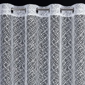 ZÁCLONA NA KROUŽCÍCH AMANDA 300 CM X 250 CM CM BÍLÁ