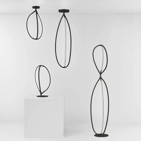 Stropní svítidlo Artemide Arrival, App, černá, 130 cm