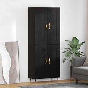 Vysoký bufet Černý dub 69,5 x 34 x 90 cm Kompozitní dřevo 3402757