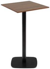OnaDnes -20% Ořechový barový stůl Kave Home Dina 60 x 60 cm