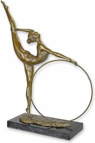 Bronzová socha - Gymnastka