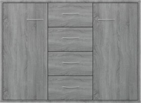 vidaXL Příborník 88 x 30 x 65 cm dřevotříska [815370] Barva: Betonová šedá