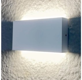 Polux LED Venkovní nástěnné svítidlo CHICAGO 2xLED/5,5W/230V IP44 bílá SA1627