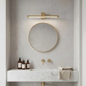 Toolight Rea, Koupelnové nástěnné LED svítidlo SWE047-1W 60cm GOLD BRUSH, OSW-20147