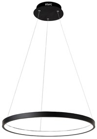 Toolight Závěsné LED osvětlení Modern Circle D99 LHJ012-CP 80cm černé