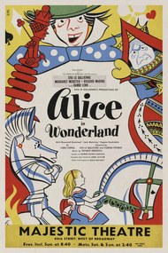 Obrazová reprodukce Alice in Wonderland, 1947 (Vintage Theatre Production), (26.7 x 40 cm)