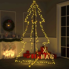 Vánoční stromek kužel 240 LED diod dovnitř i ven 118 x 180 cm 328581