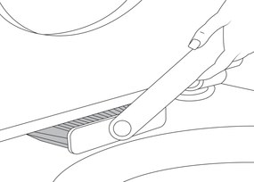 Tchibo - Čistič spár 4 v 1 - barva: zelená
