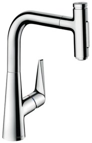 Hansgrohe Talis Select M51 - Páková kuchyňská baterie 220, vytahovatelná sprška, chrom 72824000