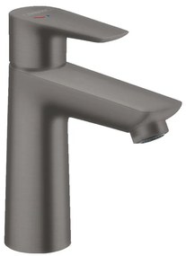 Hansgrohe Talis E, páková umyvadlová baterie 110 CoolStart s odtokovou soupravou s táhlem, kartáčovaná černá chromová, 71713340